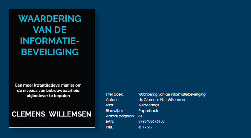 BOEKREVIEW - Waardering van de informatiebeveiliging - PvIB